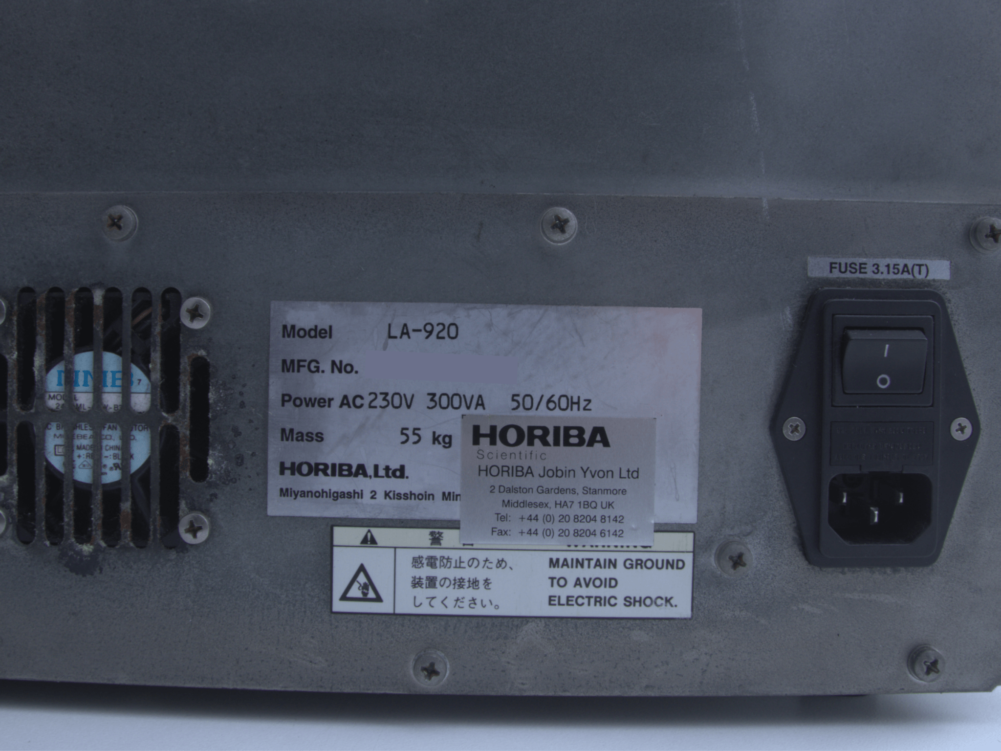 Horiba LA-920 Laser Diffraction Particle Size Analyzer - Richmond ...