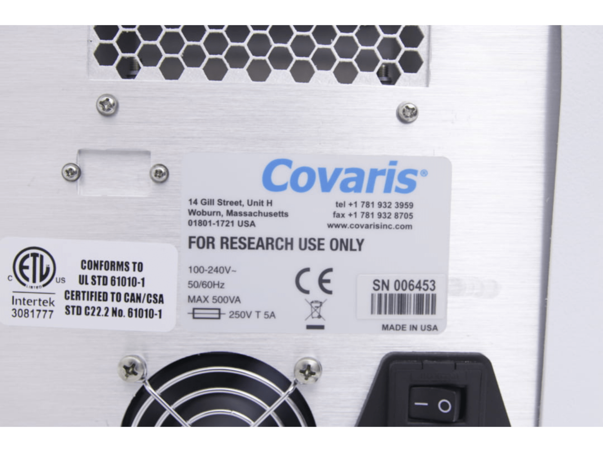 Covaris M220 Focused Ultrasonicator - Richmond Scientific