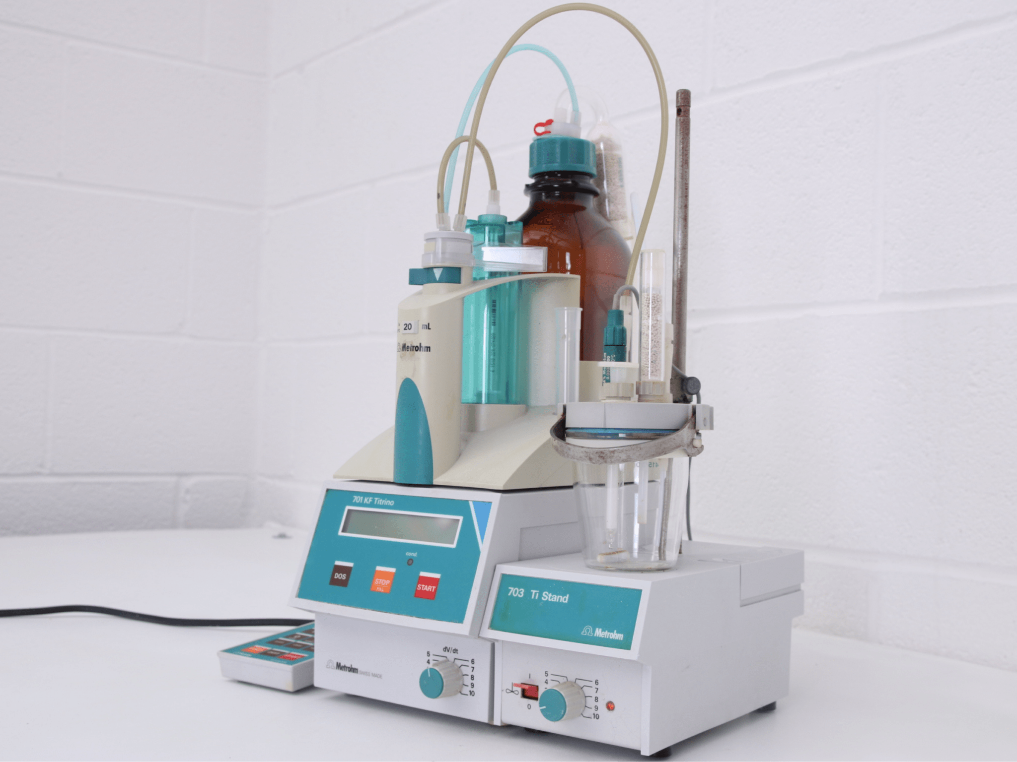Metrohm 701 KF Titrino and 703 Ti Stand Stirrer - Richmond Scientific