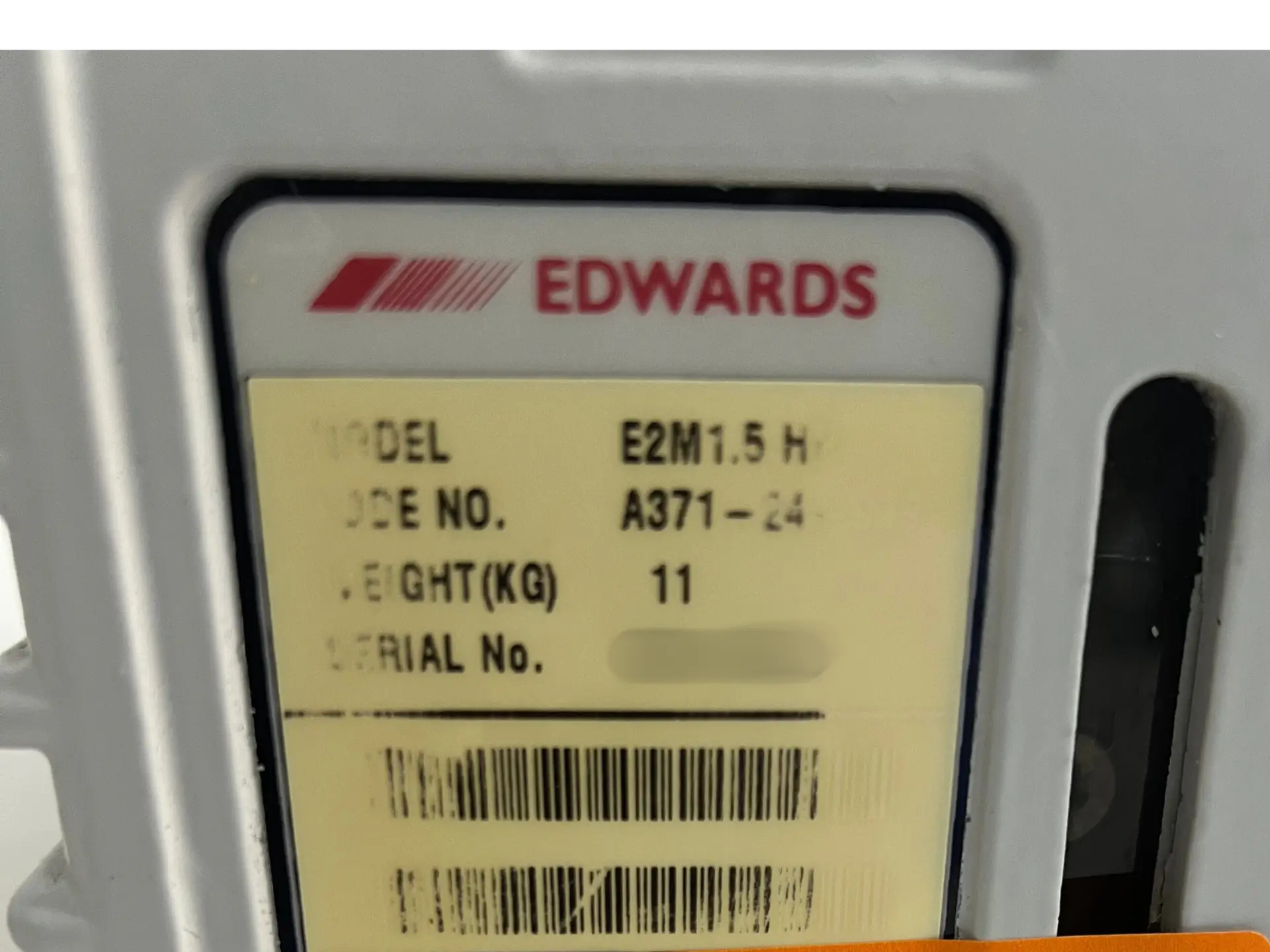 Edwards E2M1.5 Vacuum Pump - Richmond Scientific