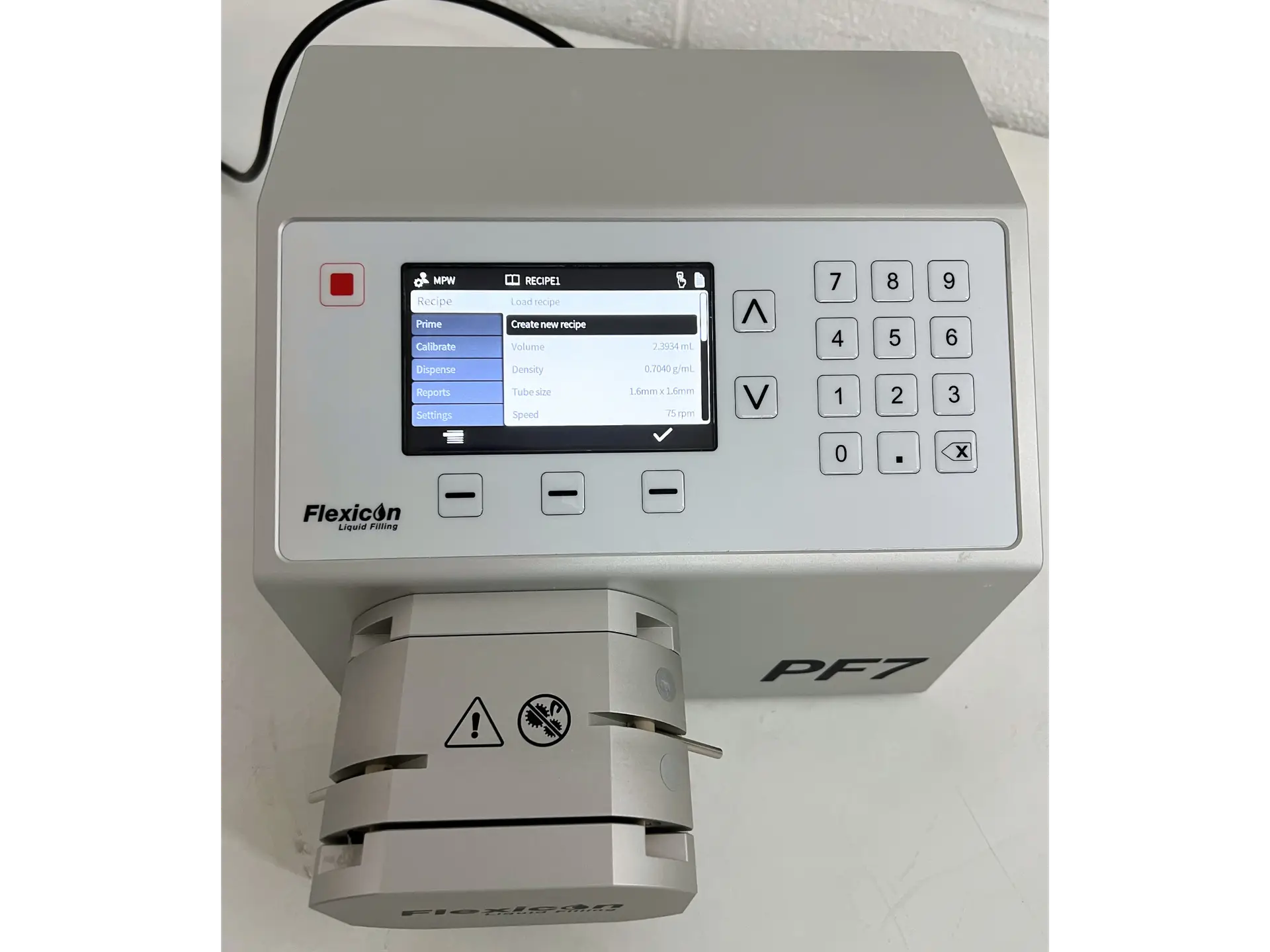 Flexicon PF7 Peristaltic Pump Filler - Richmond Scientific